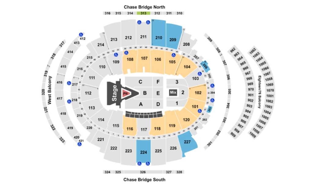 Madison Square Garden Seating Chart Ufc Cabinets Matttroy